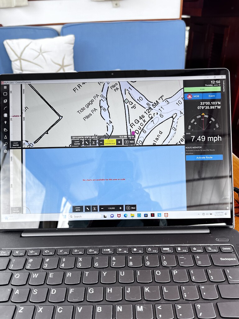 Split Screen Chart - Problems and Support - Rose Point Navigation Systems