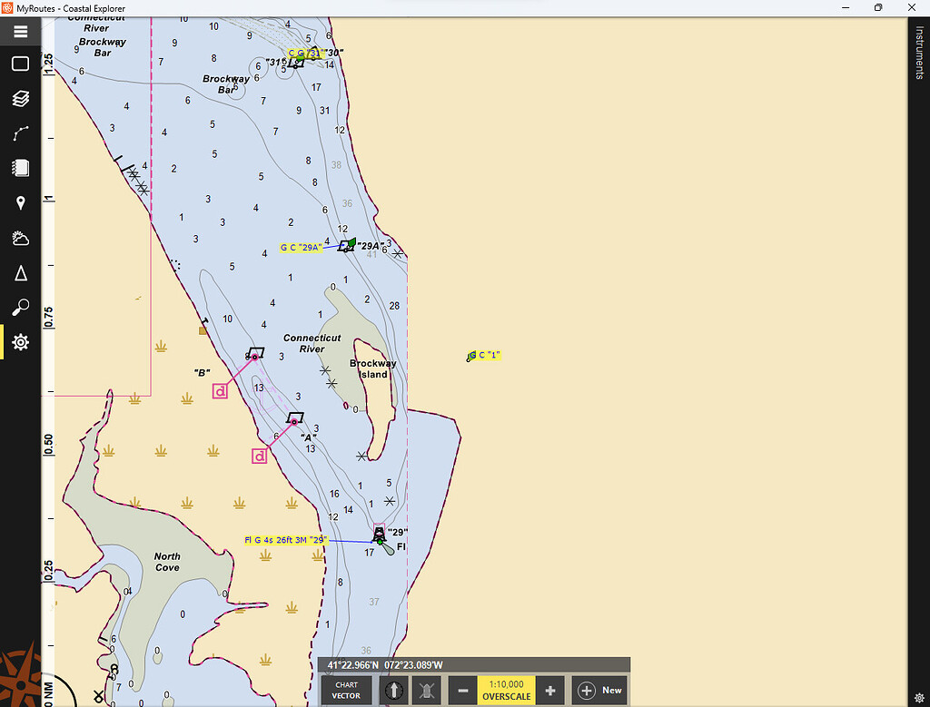 Vector charts not showing up - Problems and Support - Rose Point ...