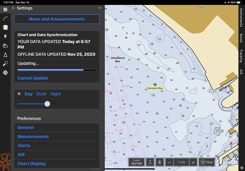 V.56 sync updates not finishing - Coastal Explorer for iPad and iPhone ...
